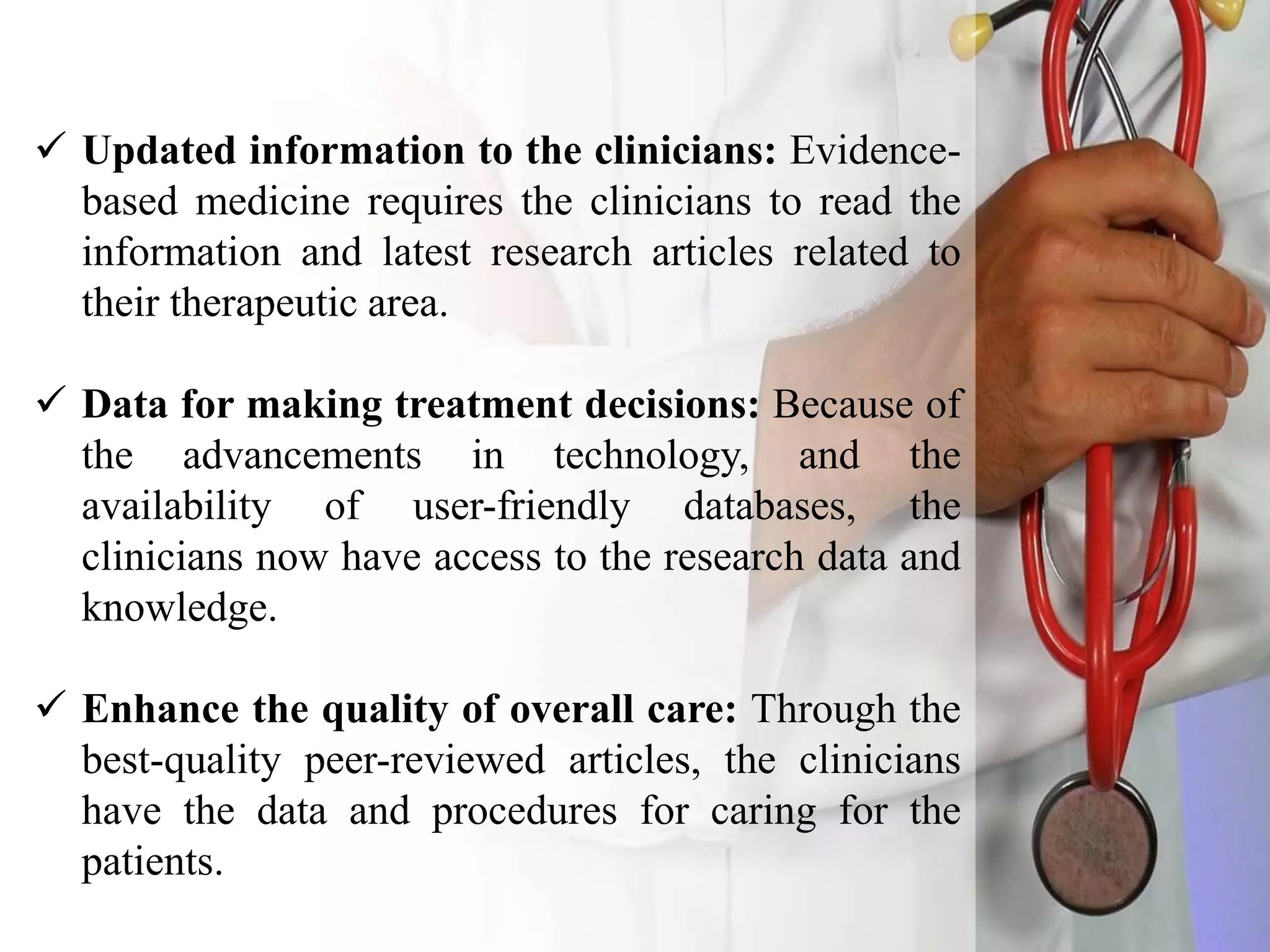 Importance of Evidence-Based Medicine on Research and Practice | PPT