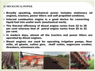 Importance of farm machineries and power.pdf | Agriculture | Industries