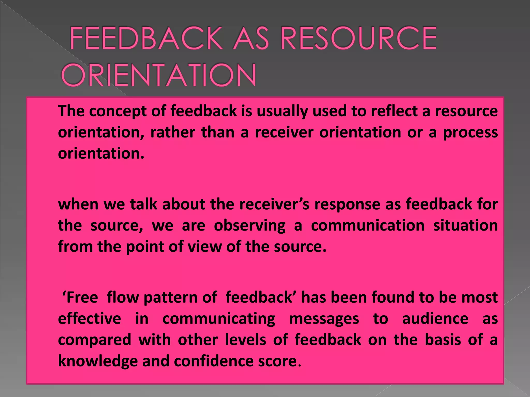 Importance of feedback | PPTX