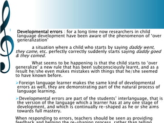 Importance of feedback in teaching and learning languages | PPSX