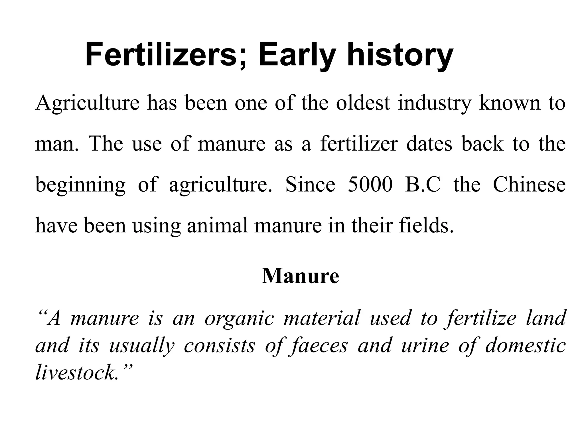 Importance of fertilizer | PDF