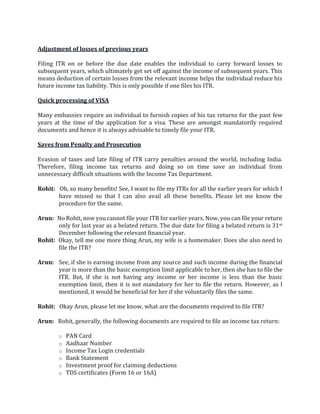 Why is Filing Income Tax Return Important? | PDF