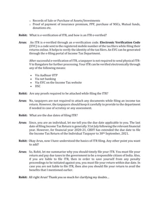 Why is Filing Income Tax Return Important? | PDF