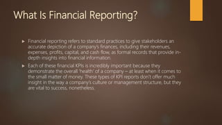 Importance of financial reporting analysis | PPTX