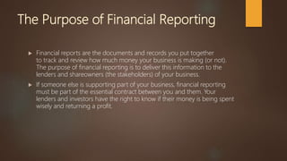 Importance of financial reporting analysis | PPTX