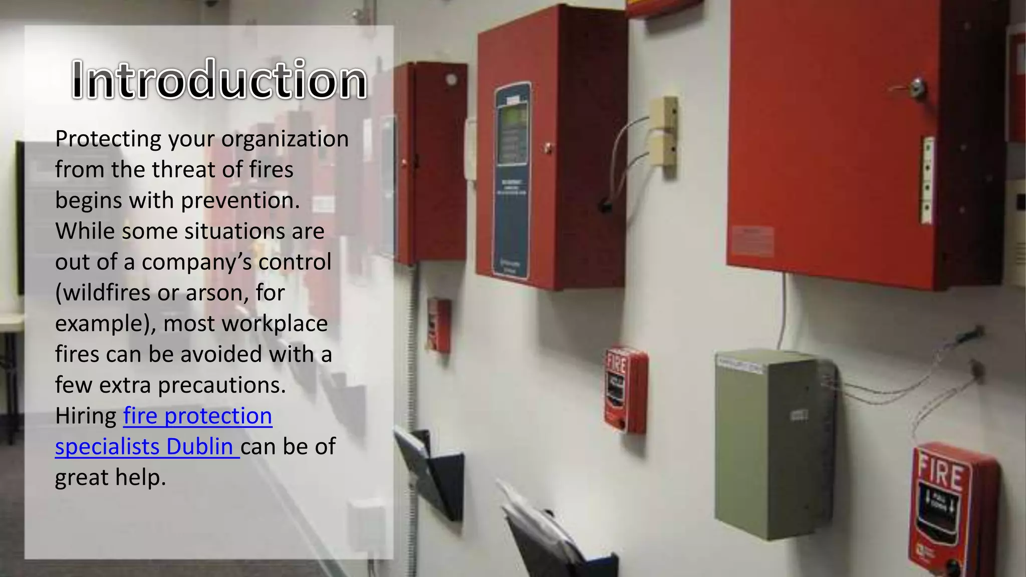 FIRE SAFETY PREVENTION TIPS AT WORKPLACE | PPTX