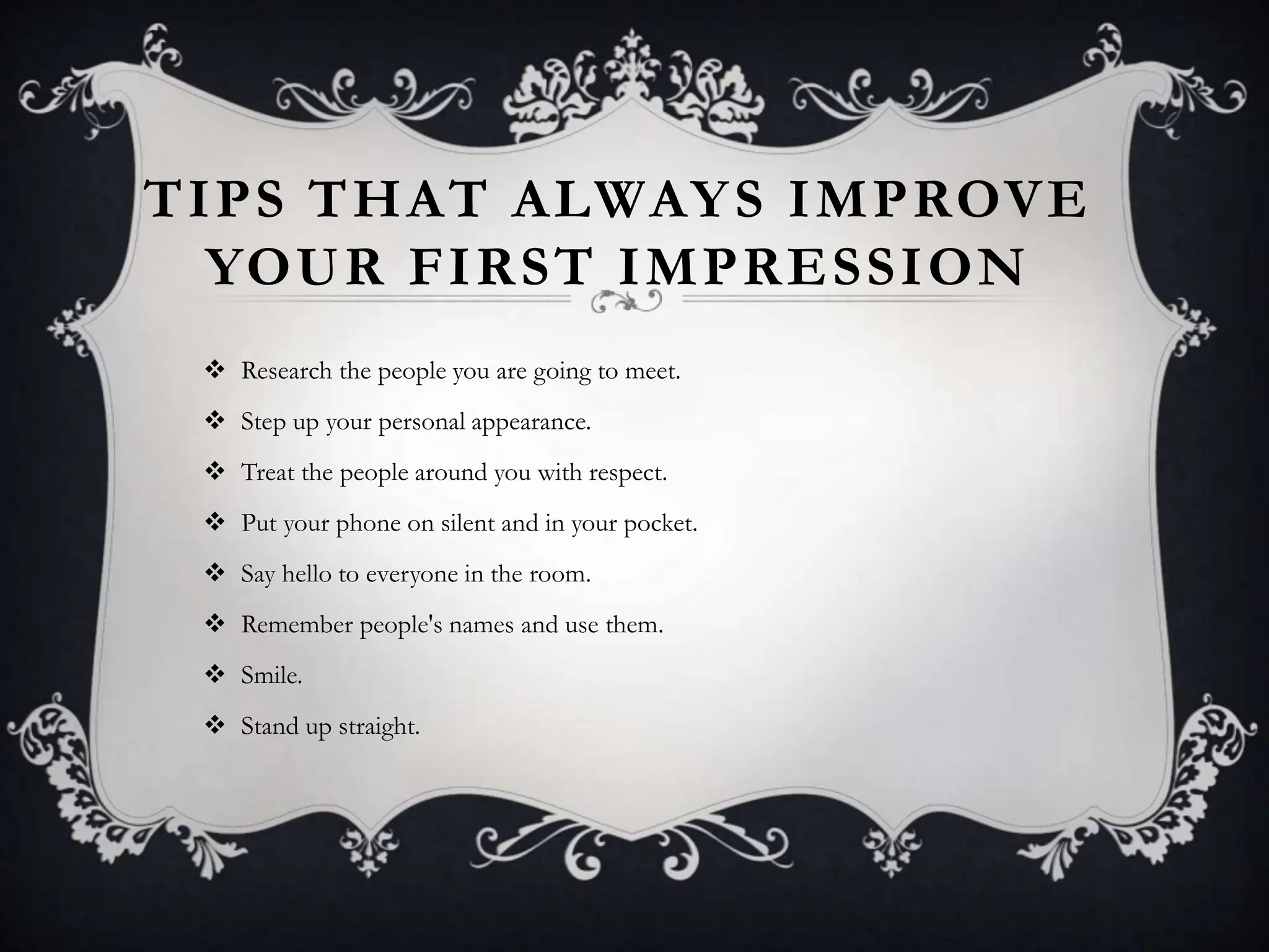 IMPORTANCE OF FIRST IMPRESSION.pptx