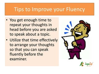 Importance of fluency in ielts speaking | PPT