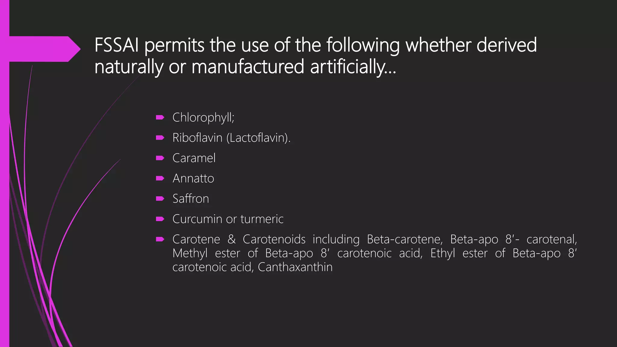 Importance of food colour | PPTX