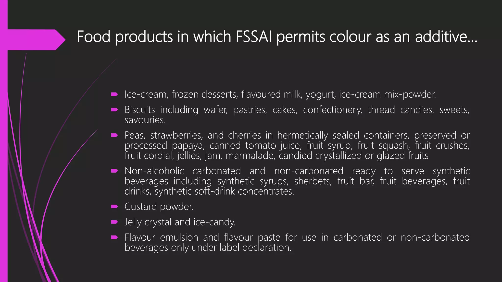 Importance of food colour | PPTX