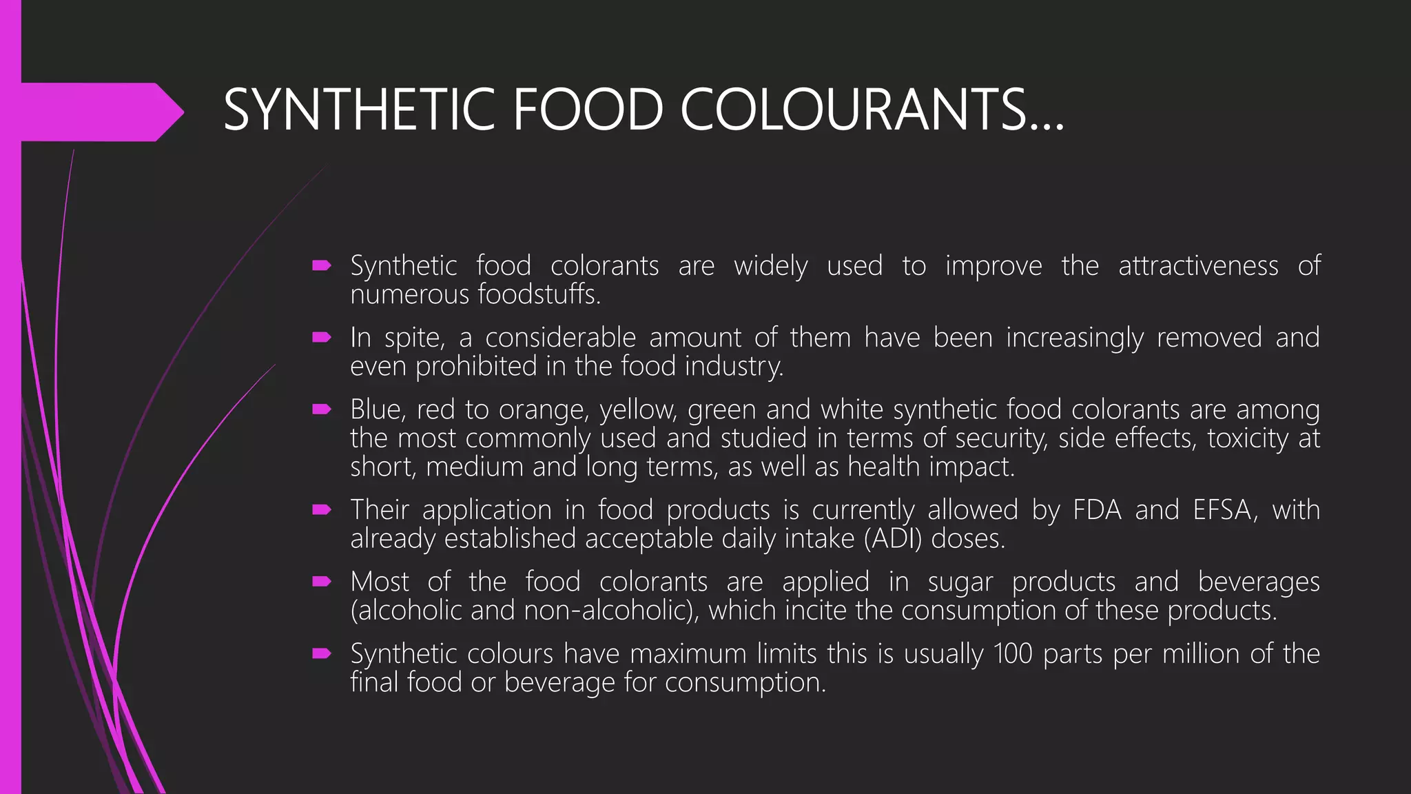Importance of food colour | PPTX