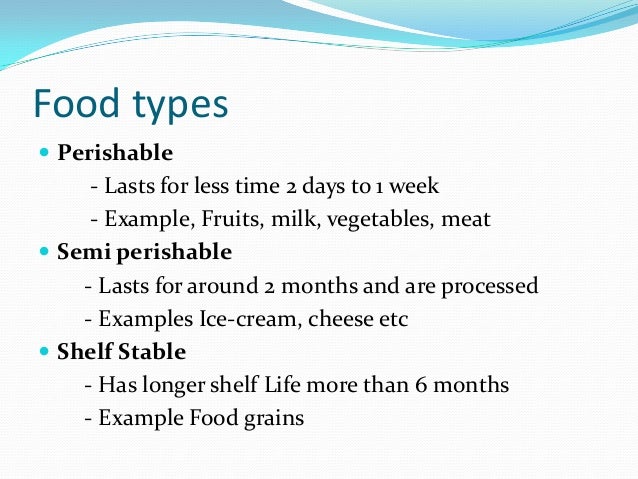 Importance of food preservation