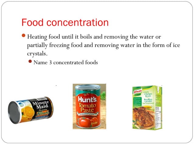 Importance of Food Processing | PPT | Chemistry | Science