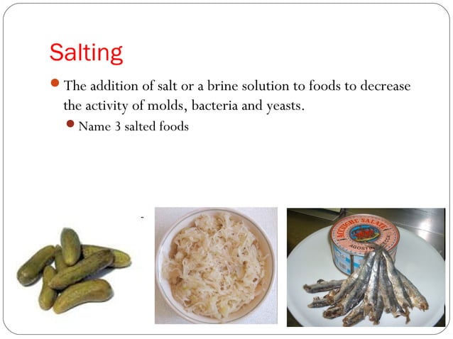 Importance of Food Processing | PPT | Chemistry | Science