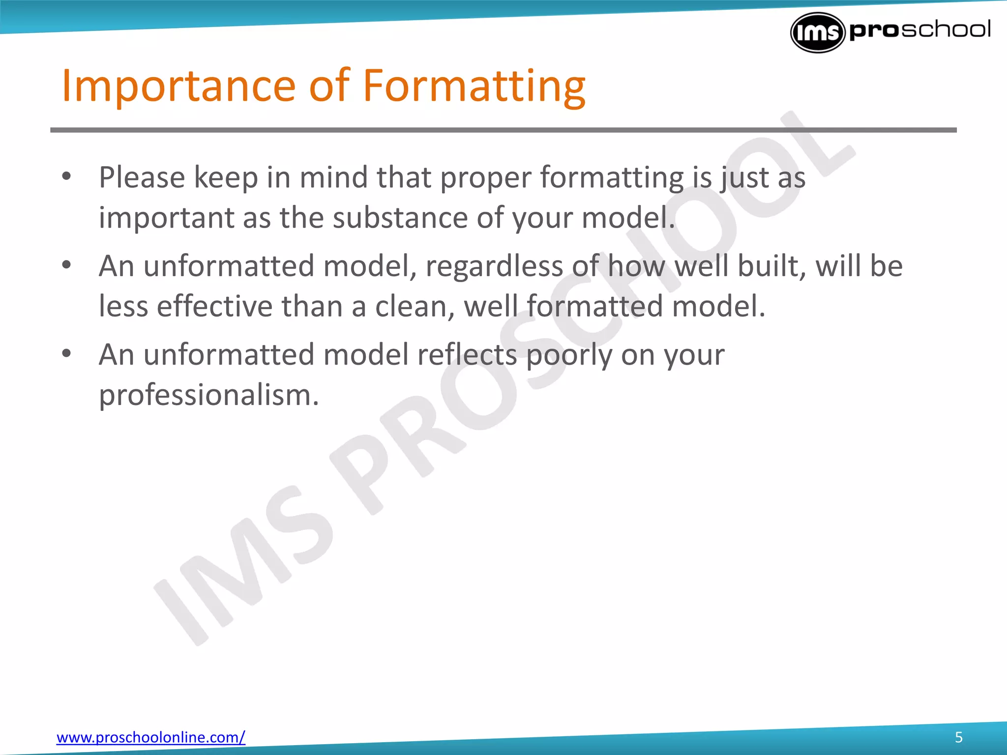 Importance of formatting | PDF