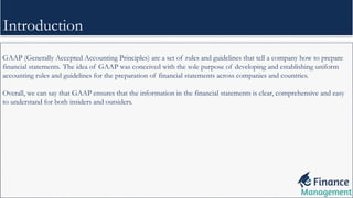 Importance of GAAPs | PPT
