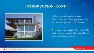 Importance of Glass Doors and Windows | PPTX