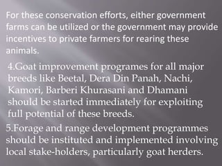 Importance of goat genetic resources | PPTX