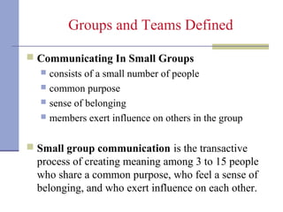 Importance of group communication | PPT