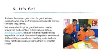 Importance of Guest lectures in schools | PDF