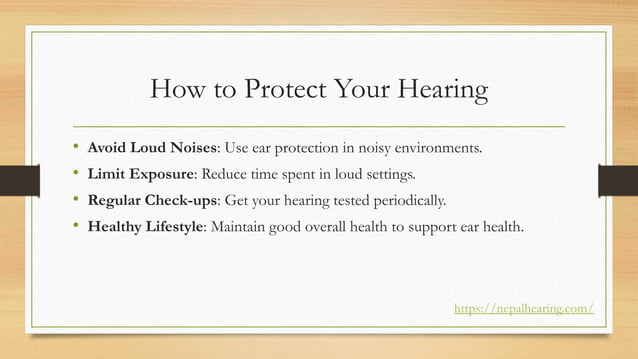 Importance of Hearing Health | Hearing Health Tips | PPTX