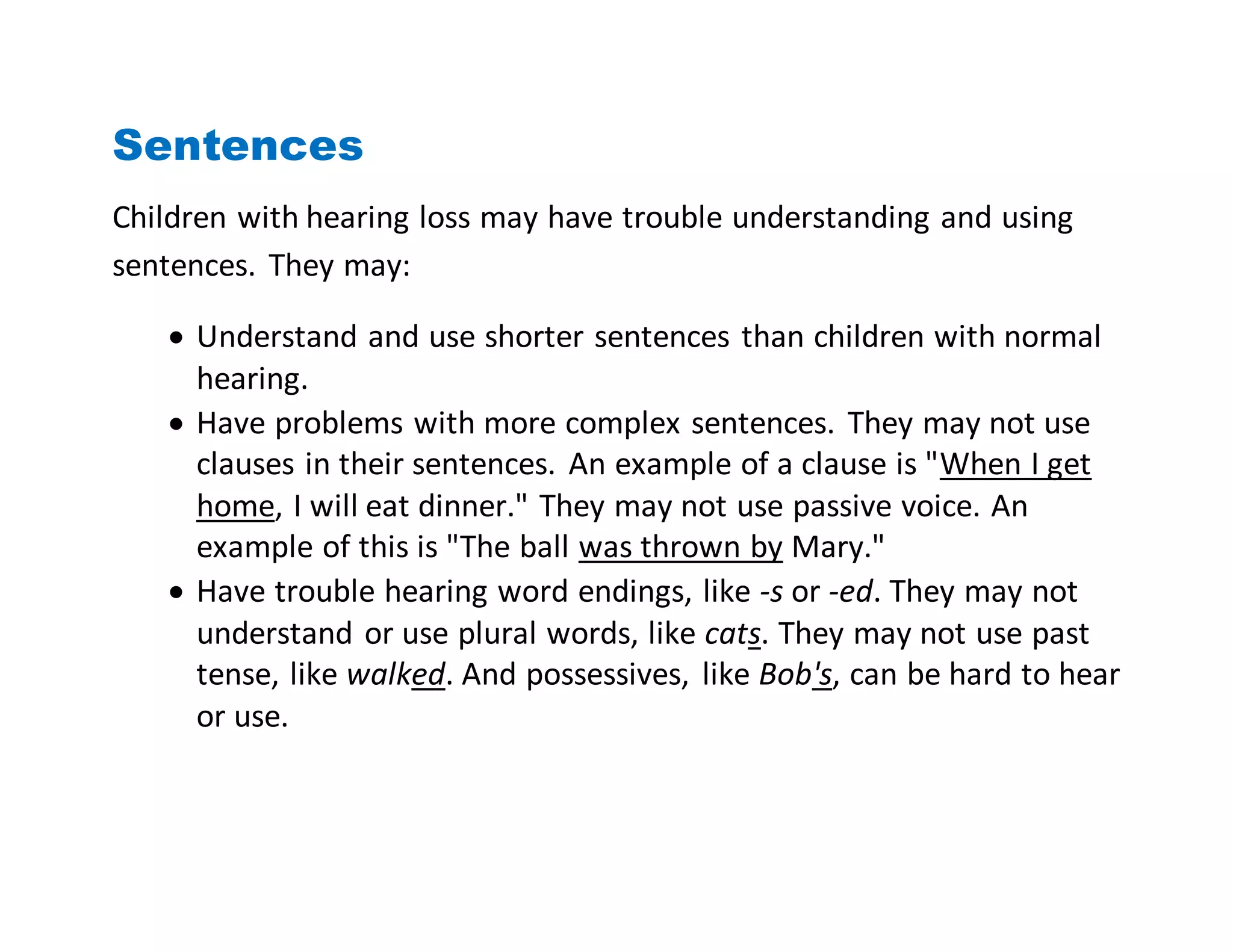 Importance of hearing mechanism in speech and language development | DOCX