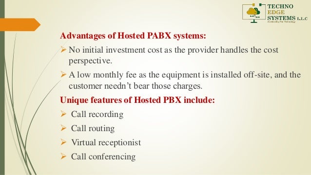 Importance of Hosted PBX and Virtual PBX Services for Businesses | PPT