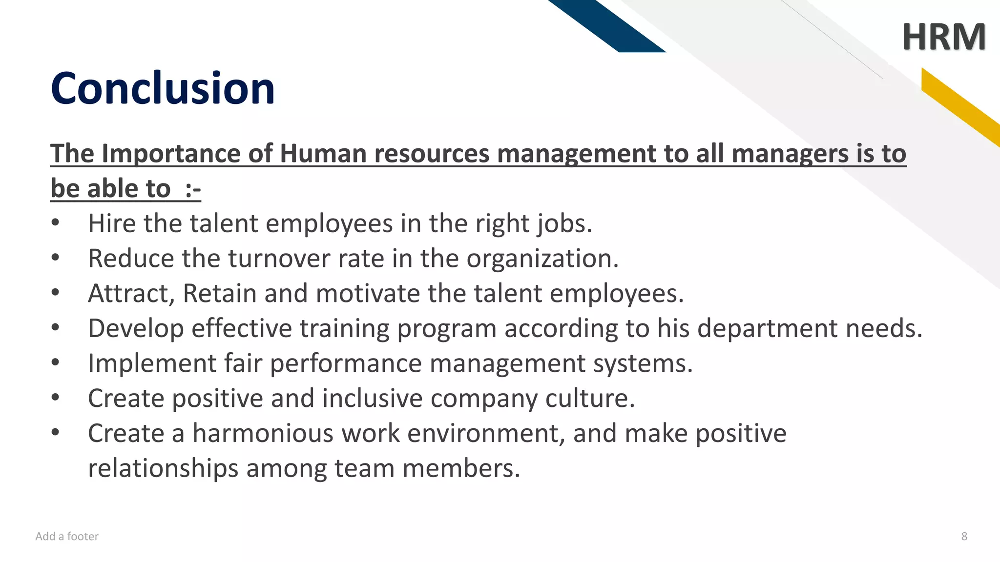 Importance of Human Resources Management in organizations.pptx