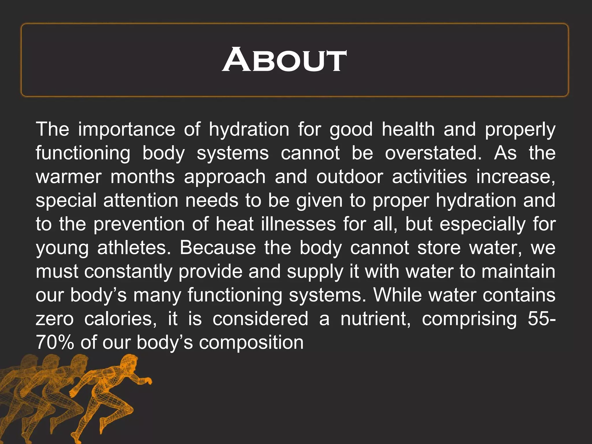 Importance Of Hydration For Athletes | PPT