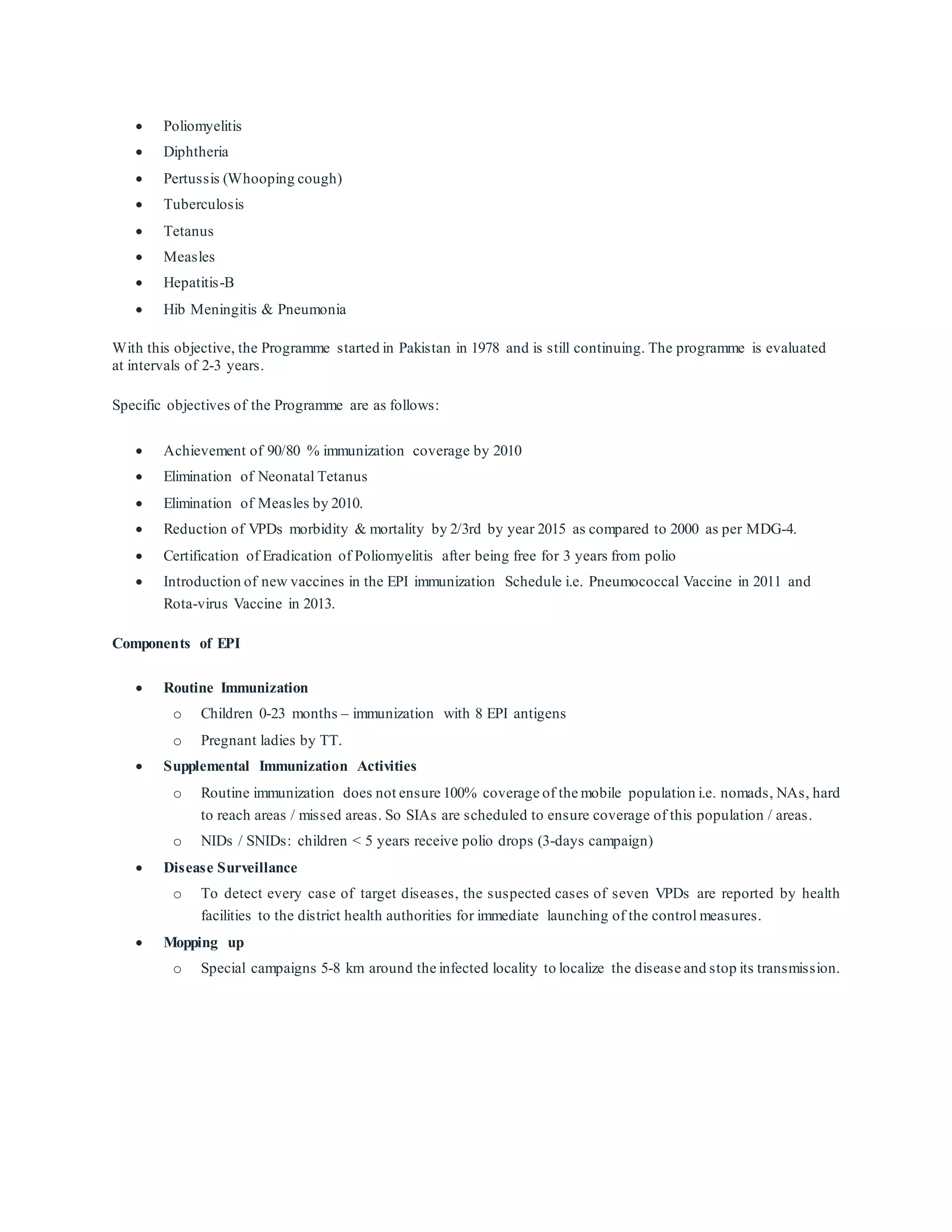 Importance of immunization | DOCX