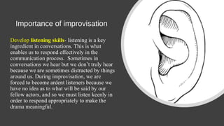 Importance of improvisation | PPT