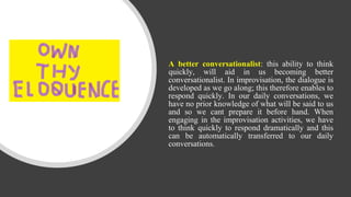 Importance of improvisation | PPT
