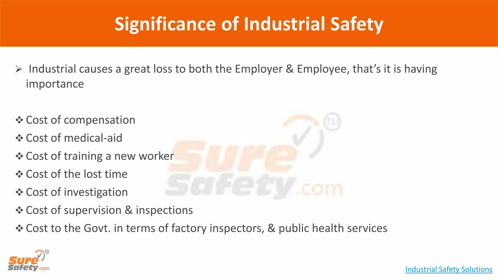 Importance of industrial safety | PPTX