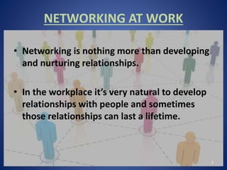 Importance of informal networks in workplace | PPTX