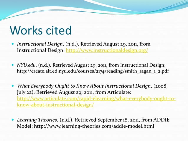 Importance of instructional design for teachers | PPT