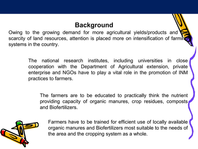 Importance of integrated nutrient management | PPT | Agriculture ...