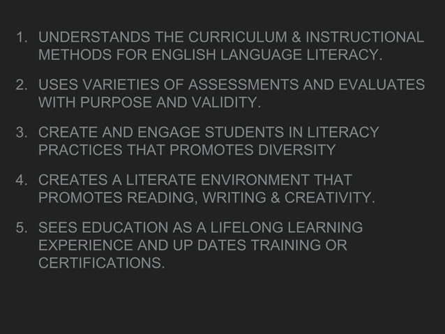 Importance of integrating literacy in all classes copy | PPTX