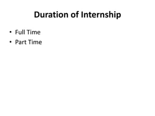 Importance of internship | PPTX
