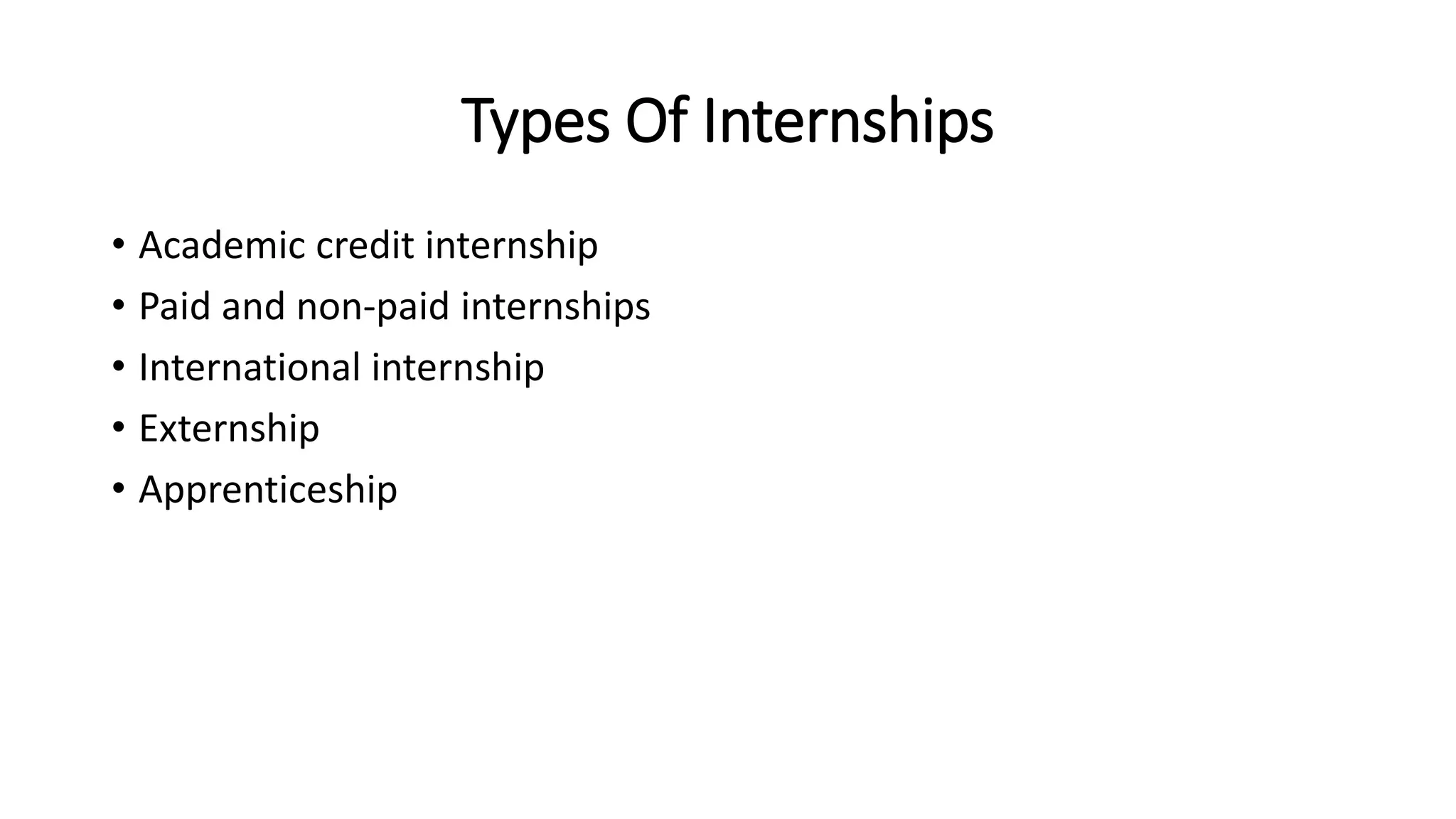 Importance of internship for college students | PPTX