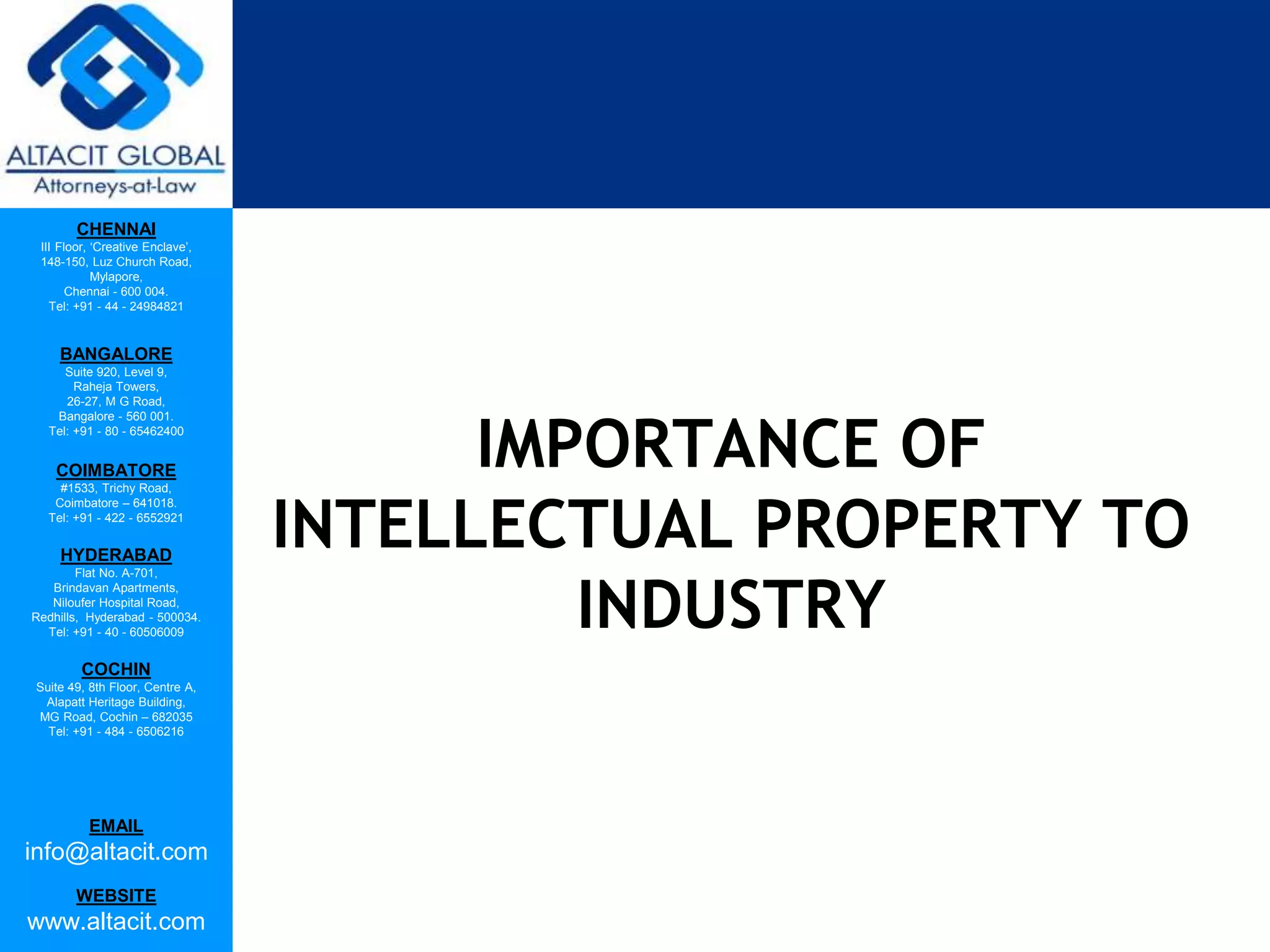 Importance of ip to industries | PPTX | Telecommunications Industry ...