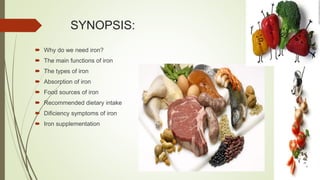 Importance of iron in our body | PPTX