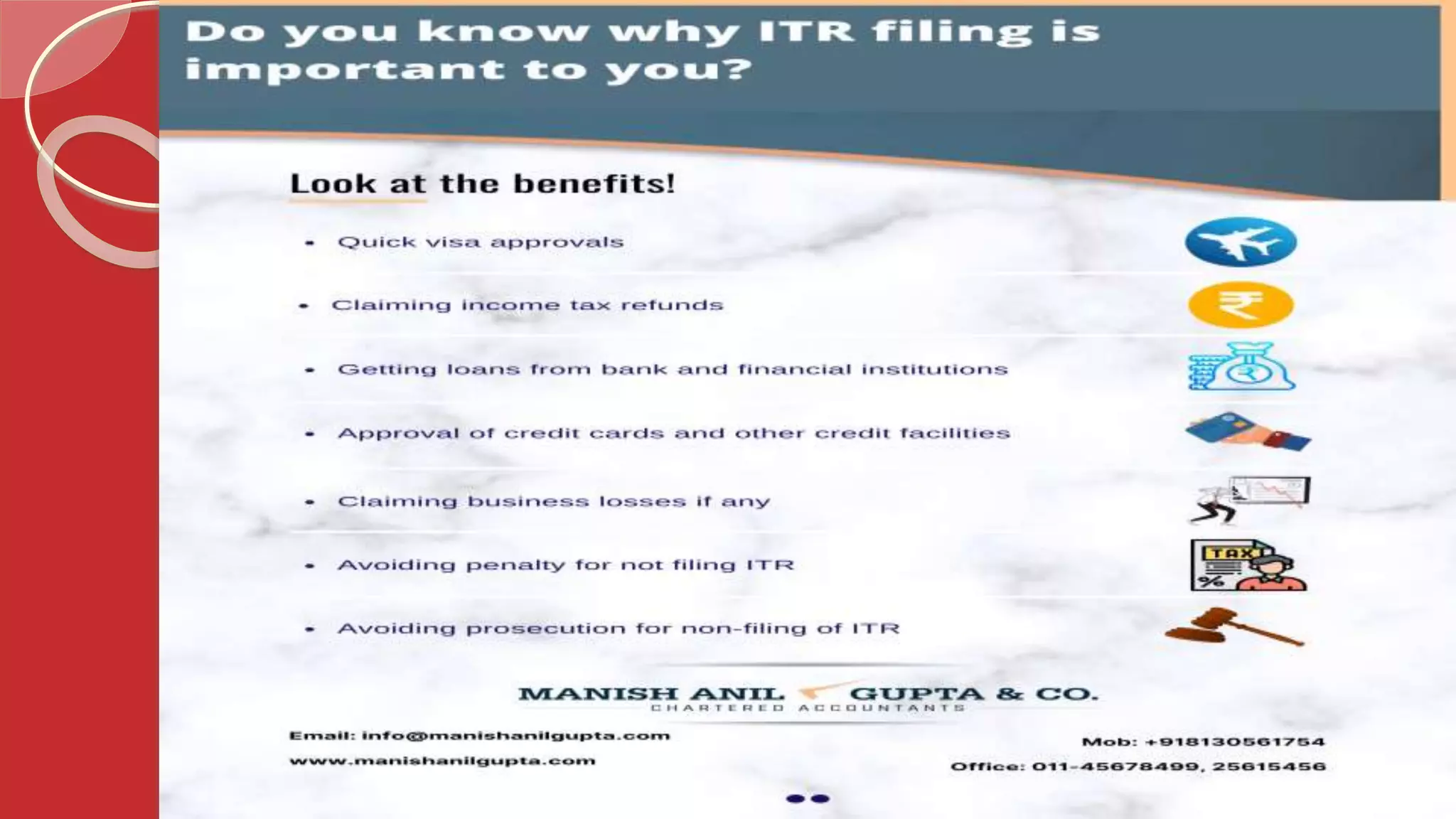Importance of ITR Filing | PPTX