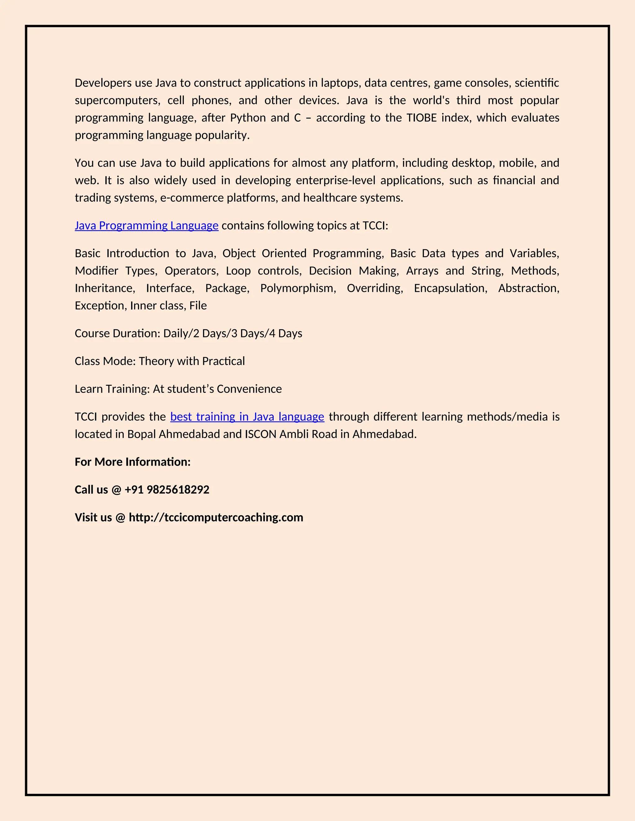 "The Importance of Java in Digital Age".doc