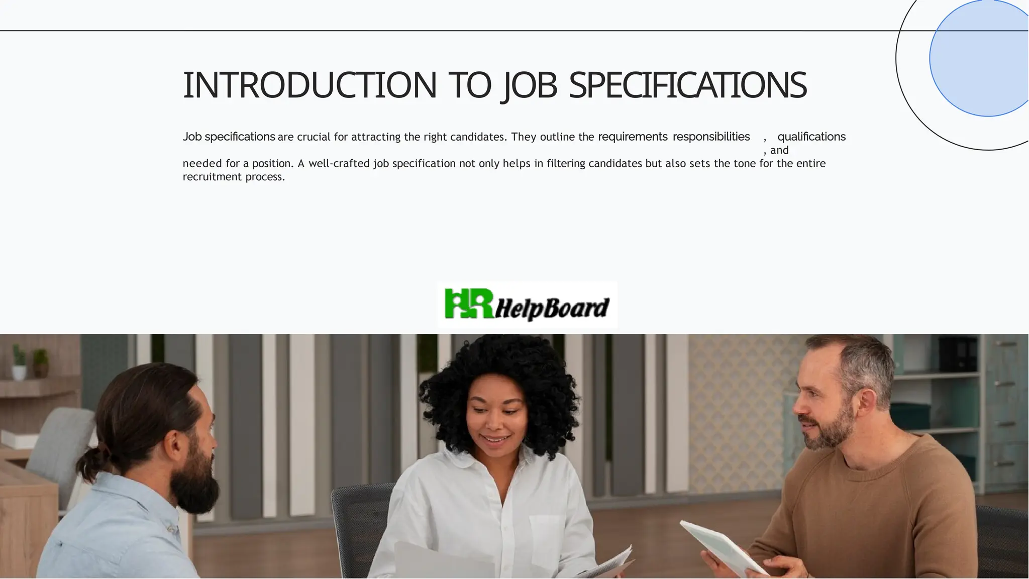 Importance of Job Specification, Job Spec in HRM | PPT