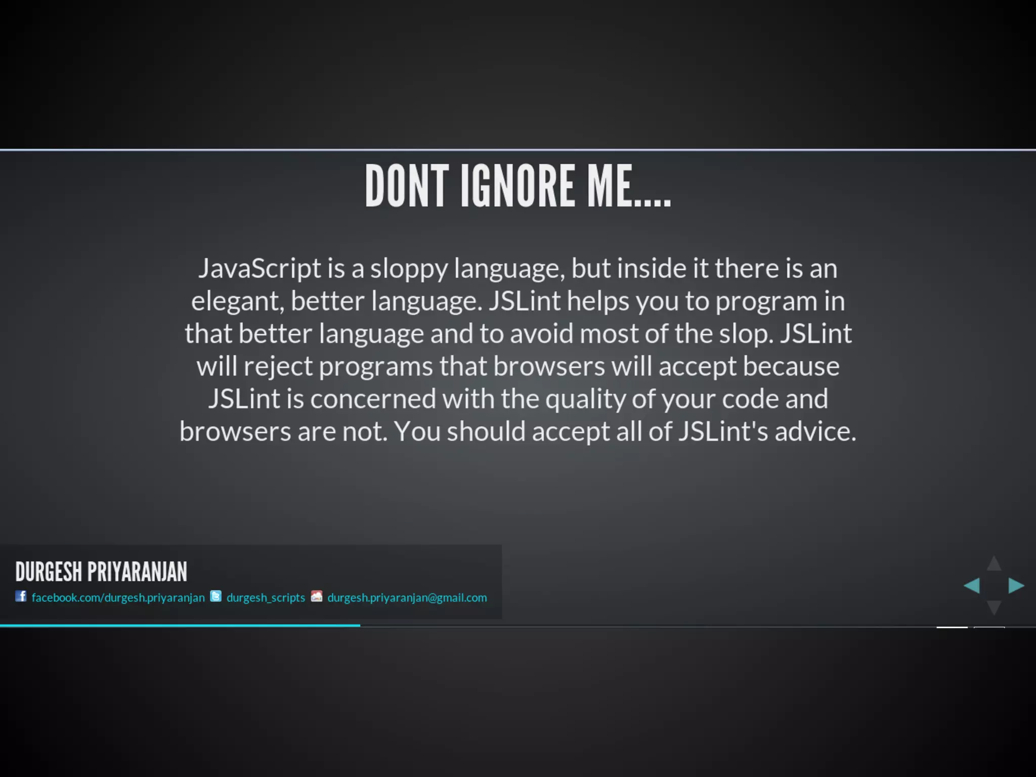Importance of js lint | PDF