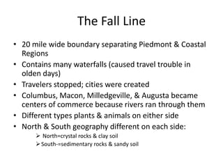 Importance of Key Physical Features in Georgia | PPTX