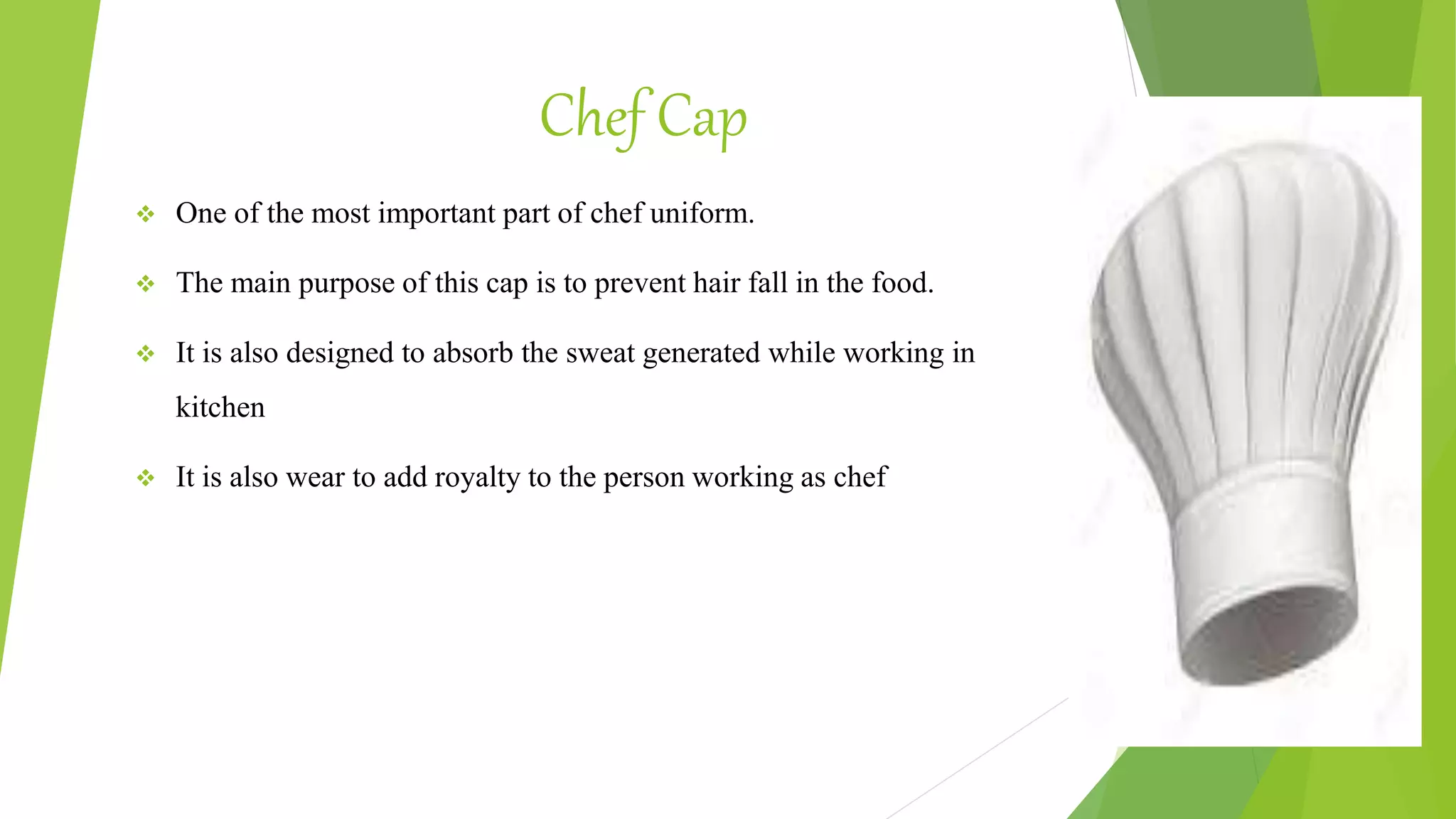 Importance of kitchen uniform | PPTX