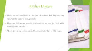 Importance of kitchen uniform | PPT