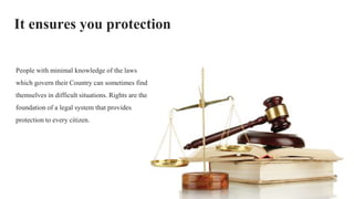 Importance of knowing your rights | PPTX