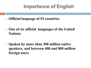 Importance of Language in Communication | PPT